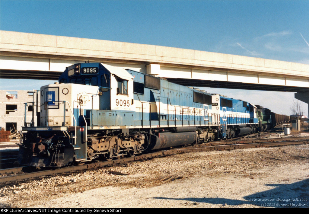 Blue and White under the Orange